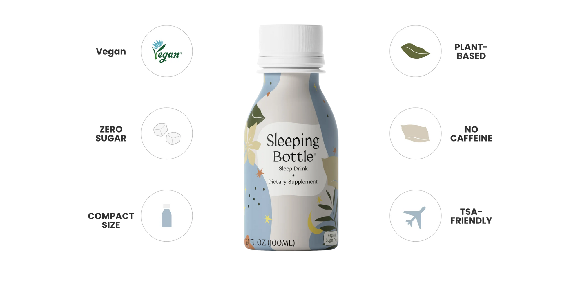 Sleeping Bottle Sleep Drink - 10 pack
